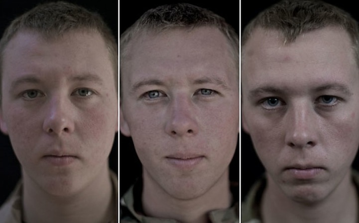 Facial Expressions Before, During, After War