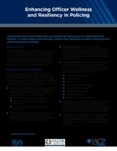 Enhancing Officer Wellness and Resiliency in Policing (1) | Humintell