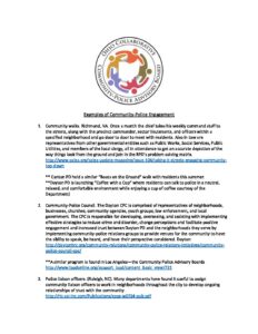 Examples-Community-Police Engagement | Humintell