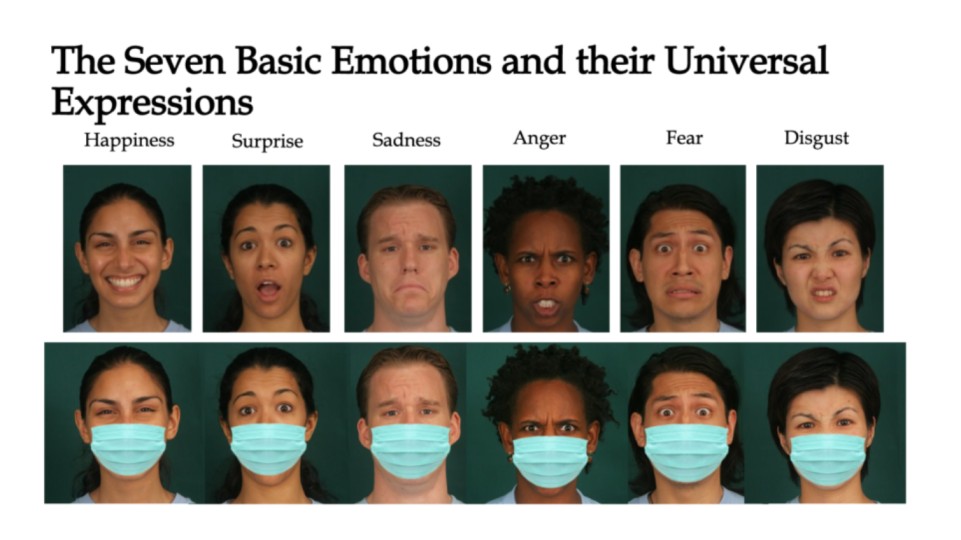 Seven Universal Emotions with Masks | Humintell