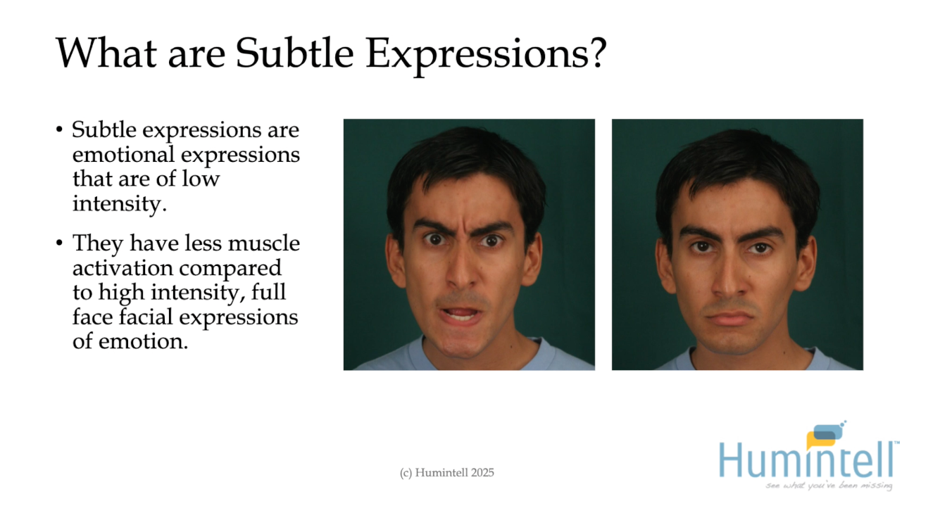 What are subtle expressions | Humintell | Master the Art of Reading ...